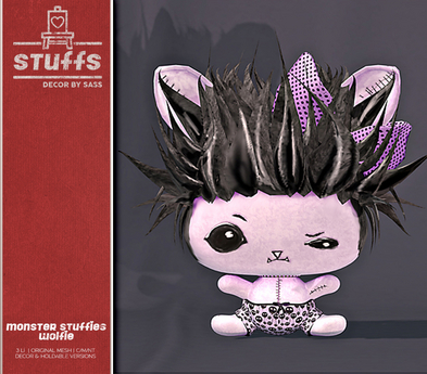 Second Life Marketplace - ♥ stuffs [monster stuffies wolfie] ♥